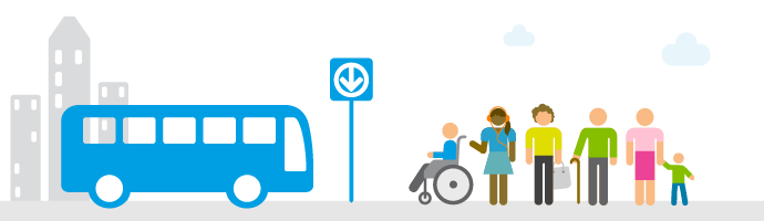 Using public transit with a mobility aid | Société de transport de Montréal