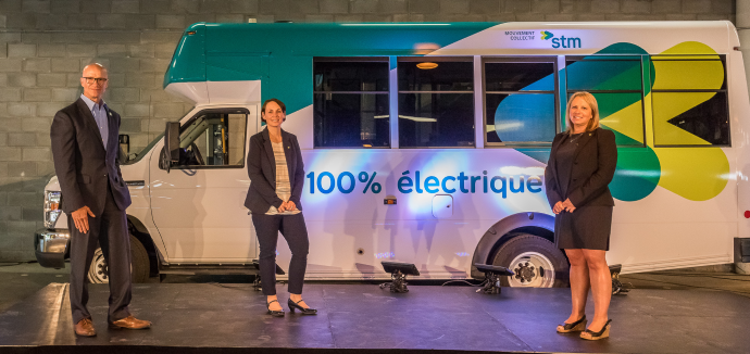 STM tests new electric minibus for paratransit | Société de transport ...