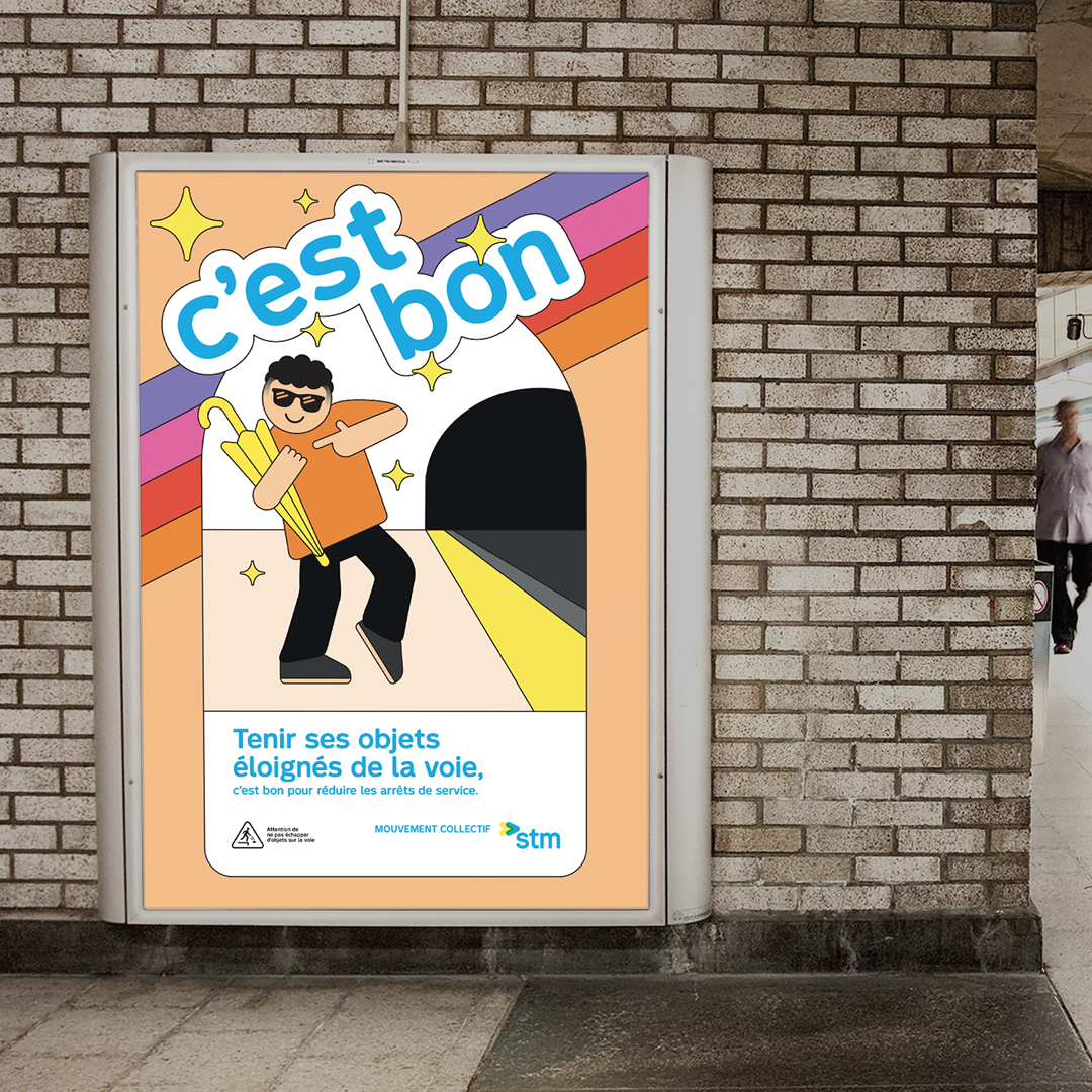 La STM incite sa clientèle à adopter de bons comportements avec une ...