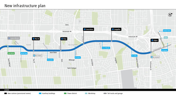 Blue line project | Société de transport de Montréal